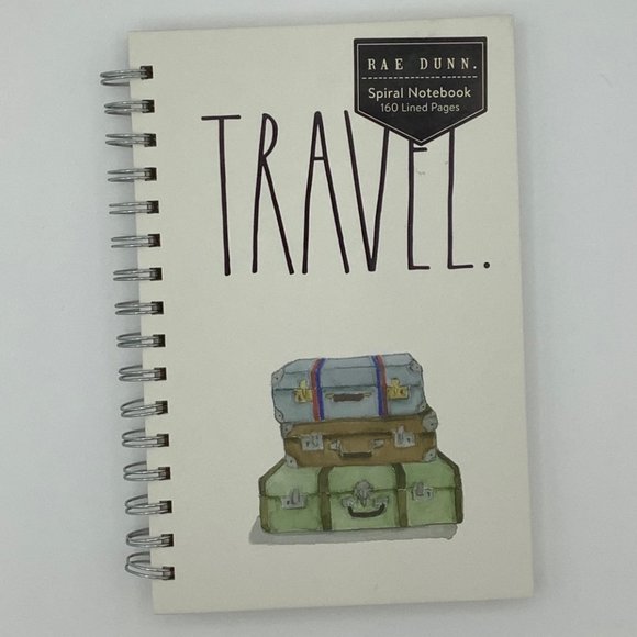 Rae Dunn | Office | New Rae Dunn Spiral Bound Notebook Travel | Poshmark